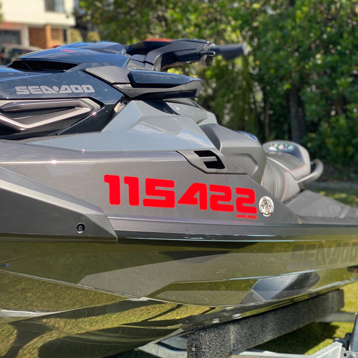 JET SKI/WATERCRAFT REGO DECALS – Vinyl Me